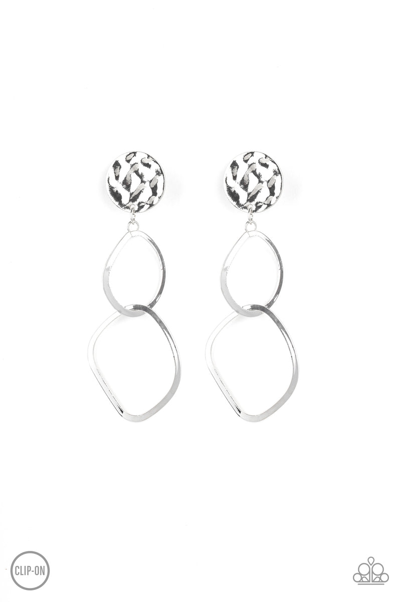 Modern Reflections - Silver Earrings - Paparazzi Accessories – Janine's ...